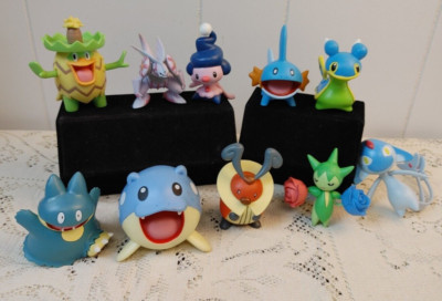 Pokemon Action Figure Lot Of 10 Jakks Nintendo 2007 Roserade Azelf ...
