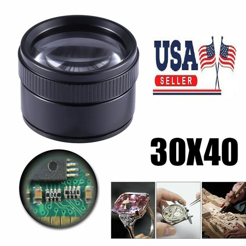 30MM Jewelry Eye Loupe Glass Magnifying Magnifier Glass Jewelry Diamond ...