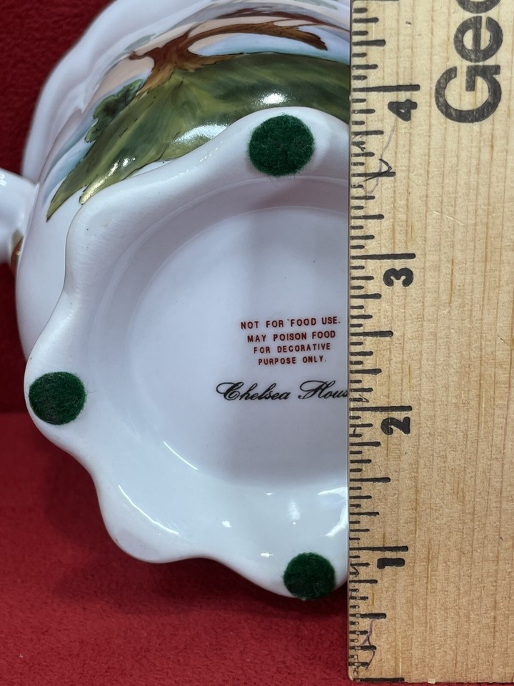Gorgeous Chelsea House Porcelain Cachepot Bird In Tree | eBay