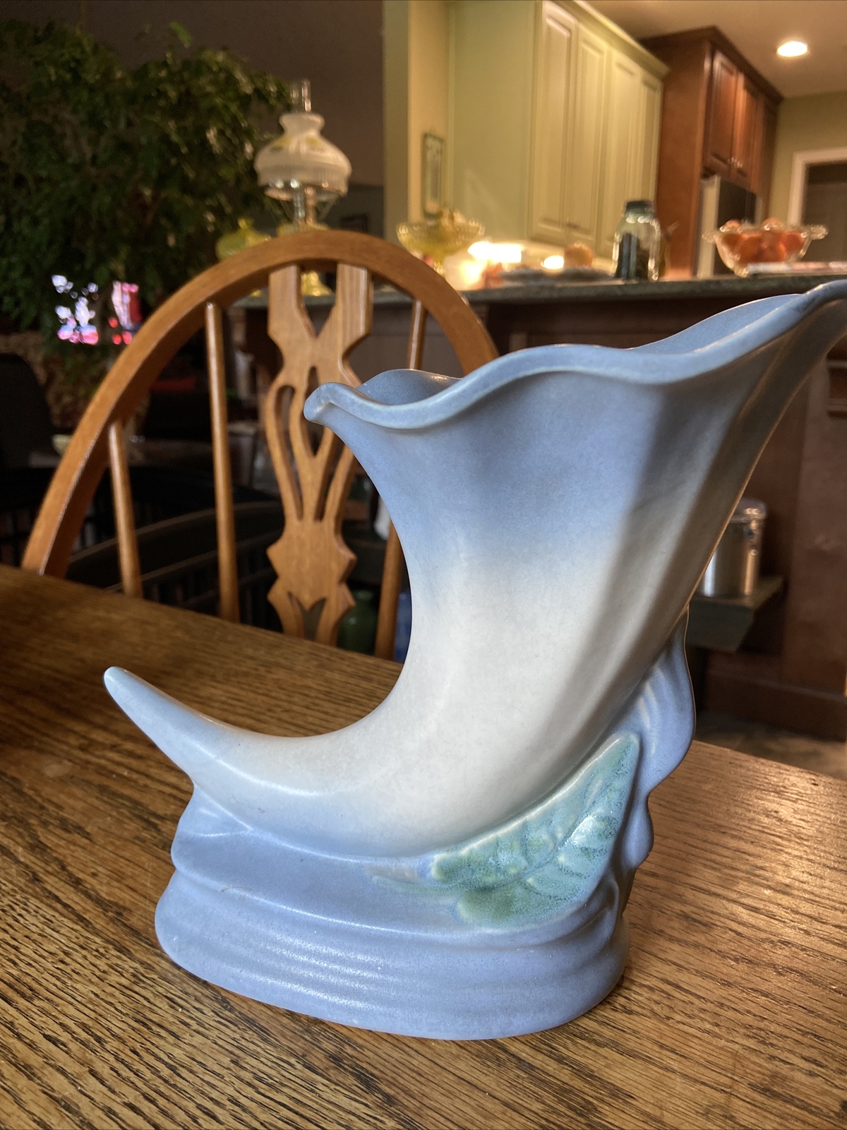 Vintage Hull Pottery Calla Lily Cornucopia Vase Planter USA 8 ...