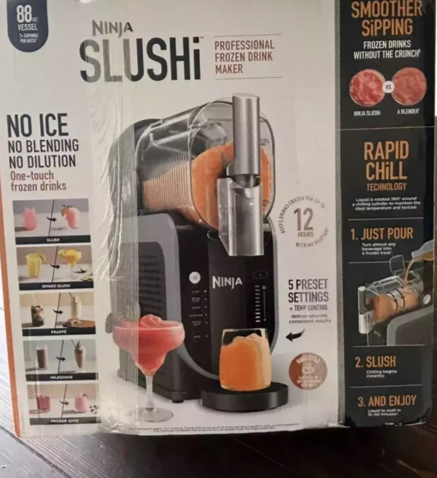 Ninja Slushi Frozen Drink Maker FS300 New In Box! SLUSHI! Shipped ...