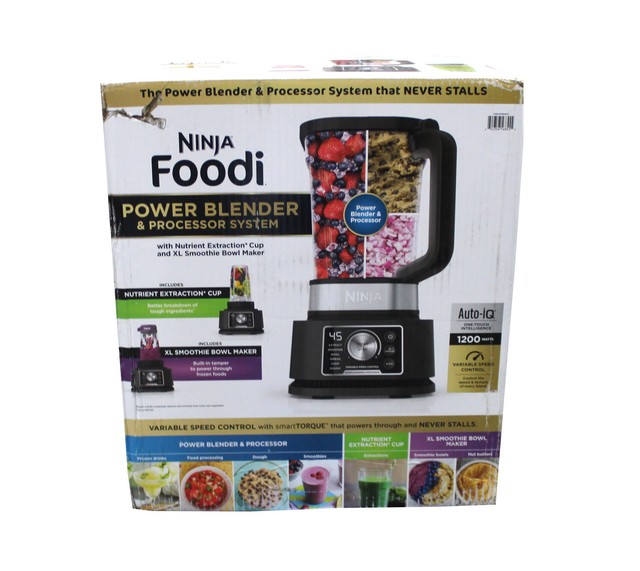 Ninja Foodi CO351B 1200W Power Blender & Processor System - Black for ...