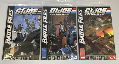 GI Joe ARAH Battle Files 1-3 Image Comic Book Lot 2002 Complete Run ...