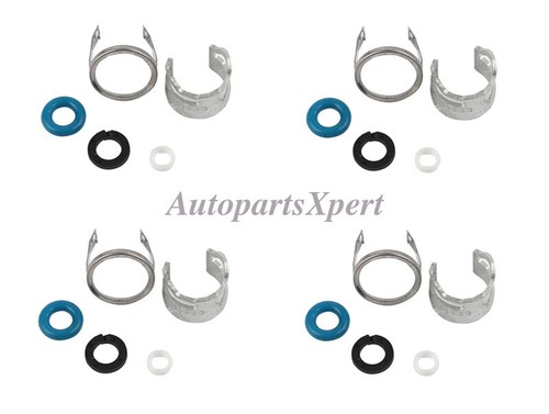 For VW Jetta AUDI A4 TT 2.0T Set of 4 Fuel Injector Seal Kit 06D998907 ...