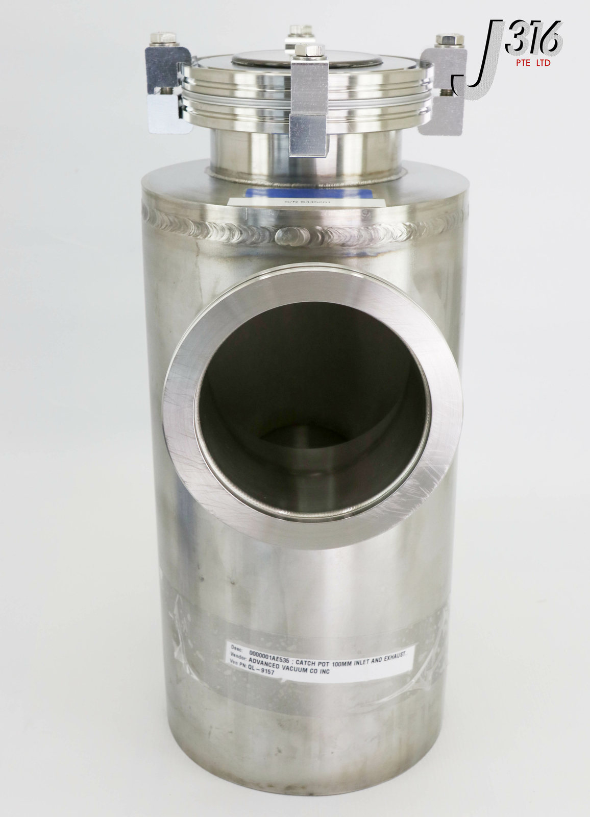 21062 ADVANCED VACUUM ADVACO CATCH POT 100MM INLET QL-9157 | eBay