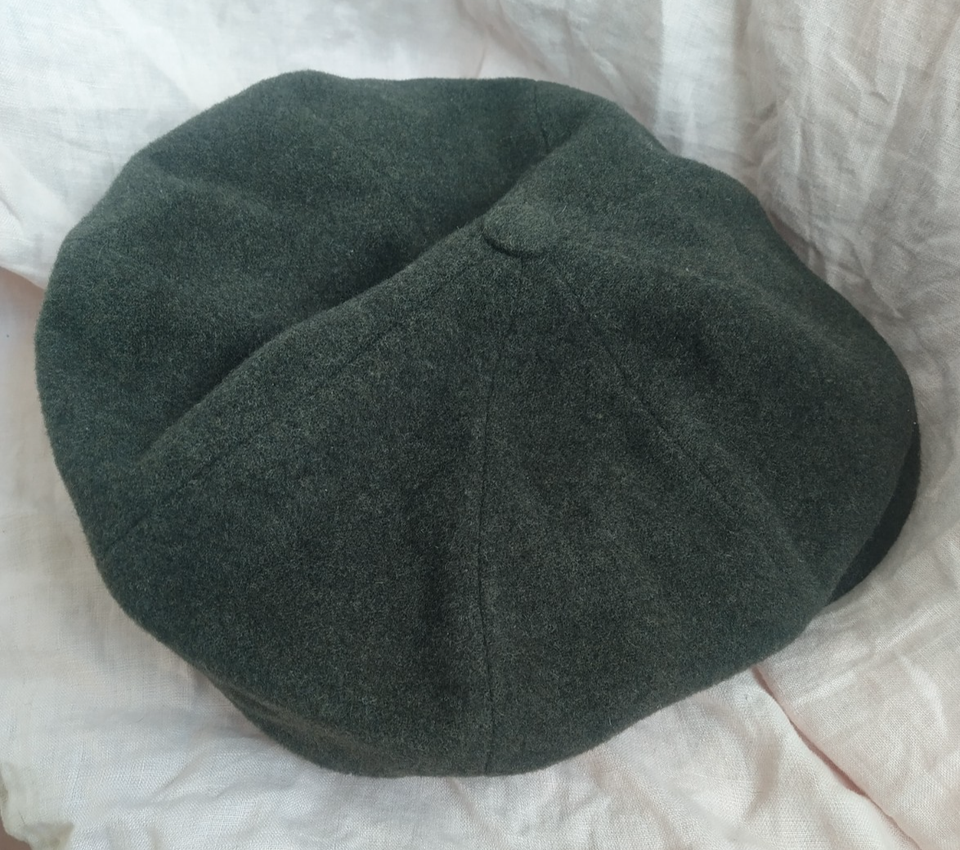 Stetson Hatteras Wool / Cashmere Flat Cap. Dark Mossy Green. Size 62 ...