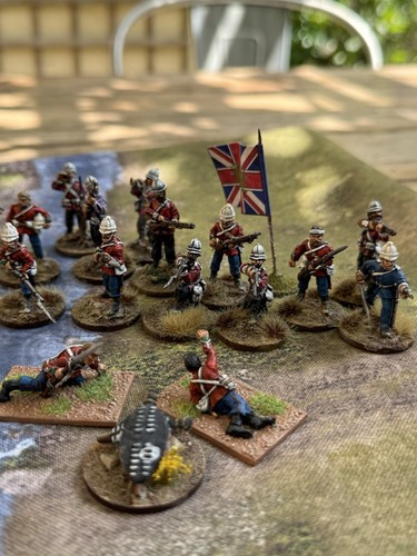 28mm British Colonial Infantry. 16 Infantry. And Four Markers | eBay UK