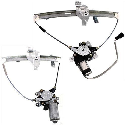 Pair Set of 2 Window Regulators Glass Front & Rear Driver Left Side for ...