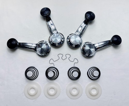 1967 68 69 Camaro Firebird Window Cranks Handles Springs Washers Clips ...