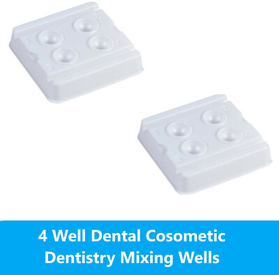 BONDWELL II MIXING WELLS Dental / Crafts Disposable 4-well mixing wells ...