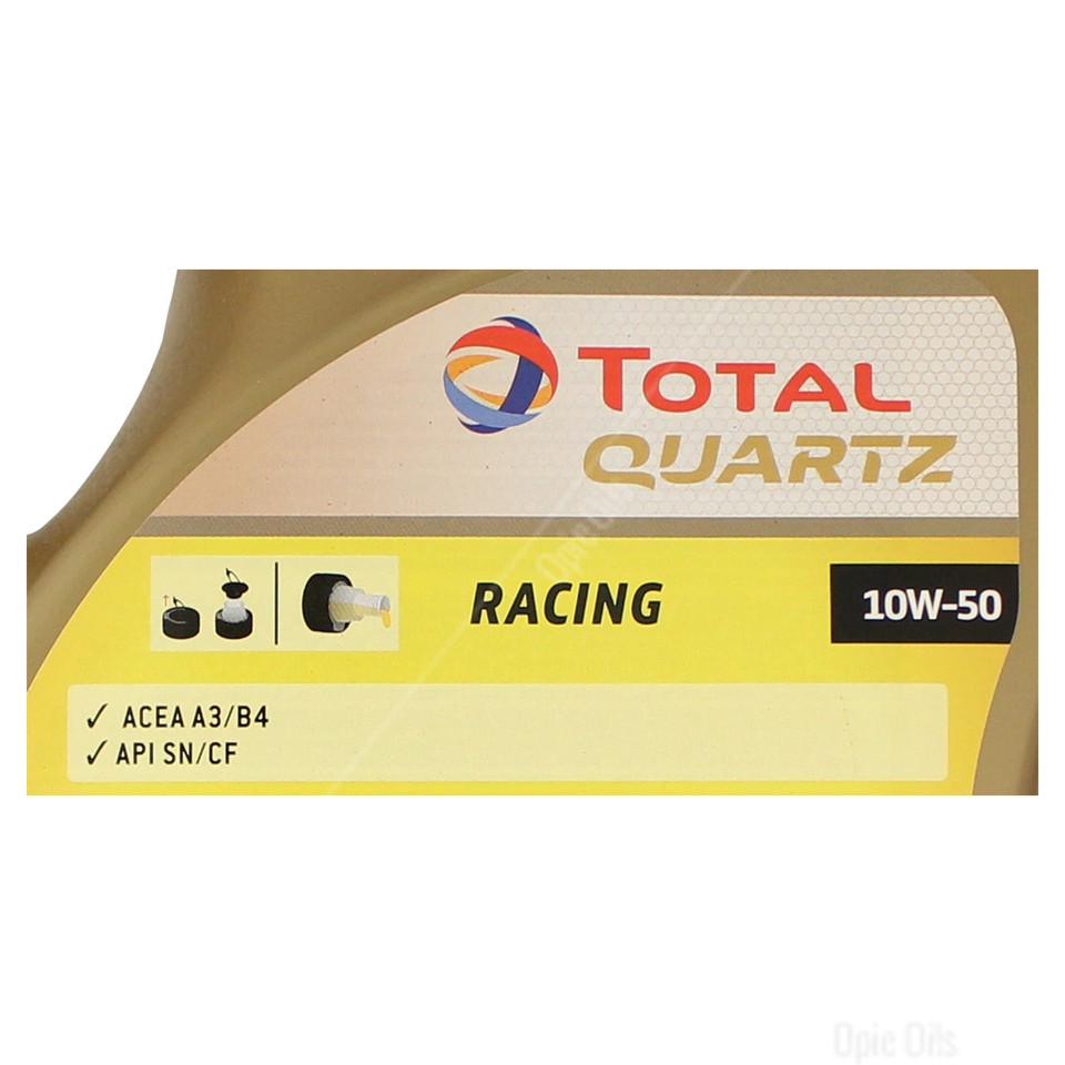 Total Quartz Racing 10W-50 10W50 Fully Synthetic Engine Oil Sport 5L 5 ...