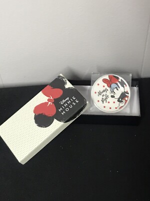 Walt Disney Minnie Mouse "Always in Style" 2 1/2”Plate Dish in Minnie ...