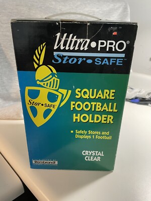Ultra Pro Stor Safe Square Football Holder - Crystal Clear - NEW in Box ...