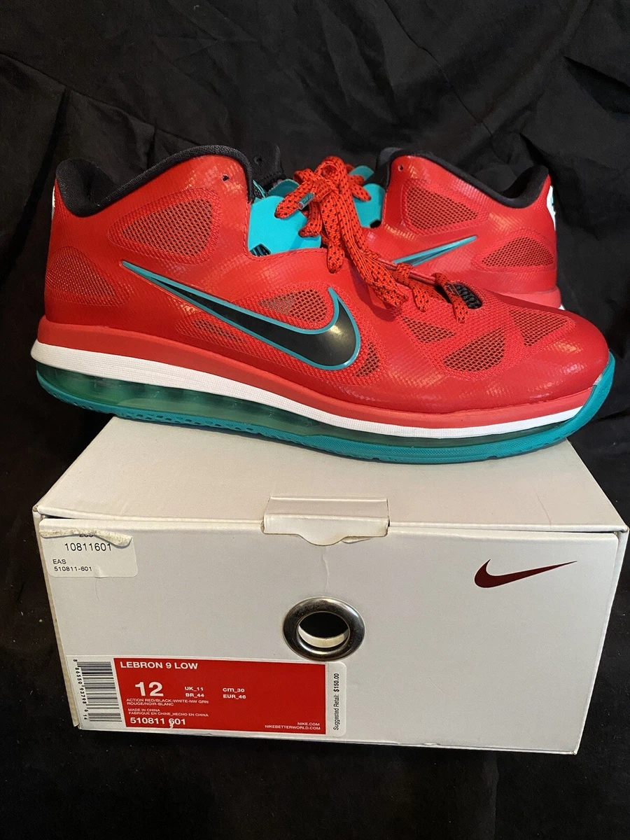 Lebron 9 Low Black Red