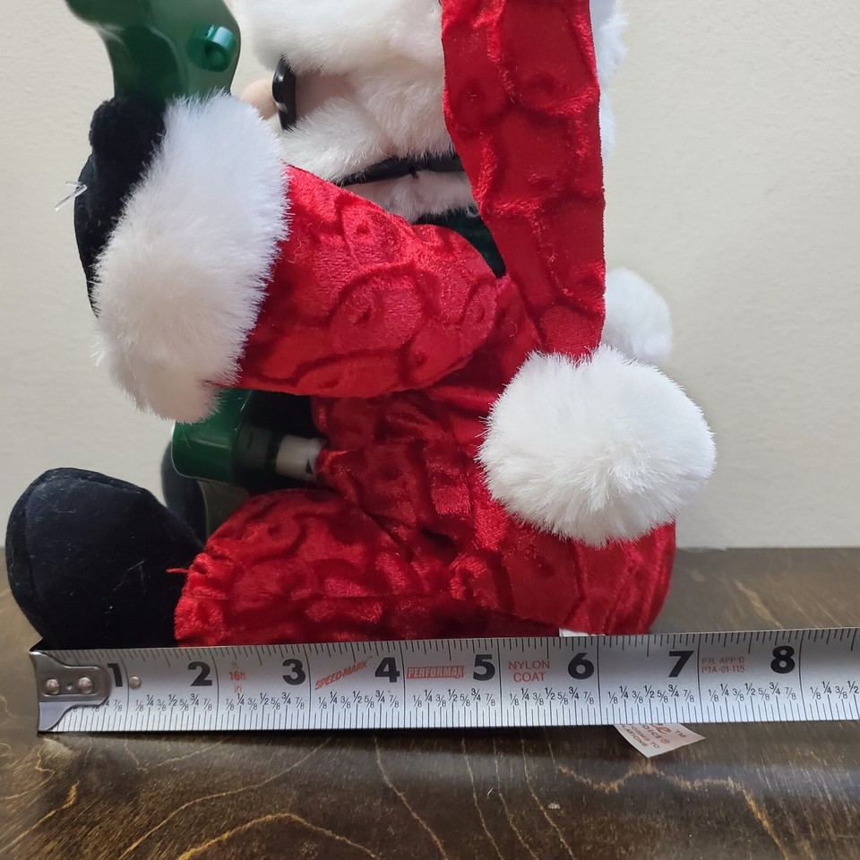 Christmas Santa Clause Rock Guitar Animated Dan Dee SEE VIDEO Works ...