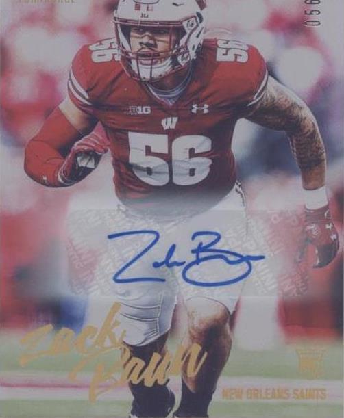 2020 Panini Luminance - Rookies Zack Baun #157 Gold Autographs /100 (AU ...