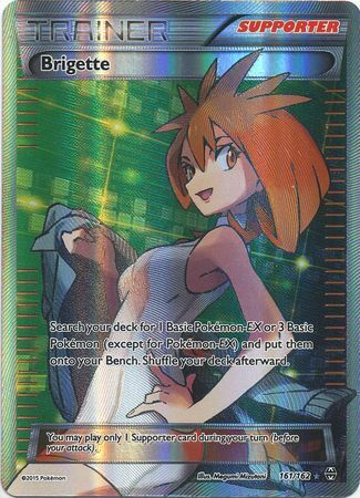 Brigette - 161/164 - Full Art Ultra Rare NM Pokemon XY Breakthrough | eBay