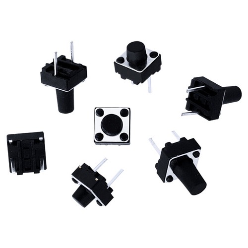 6 x 6 x 5mm Mini Taster Drucktaster Klein Mikroschalter DIP 2 SPST 2 ...