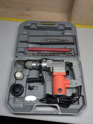 CHICAGO ROTARY-HAMMER DRILL 41983 W/ Case And Bits. Works Great. Good ...