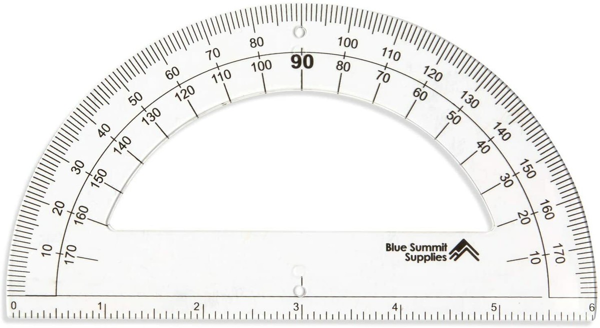 Printable Protractor 180 Degrees