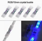 5/10pcs RGB light strip connector / connecting wire fixing clip quick ...