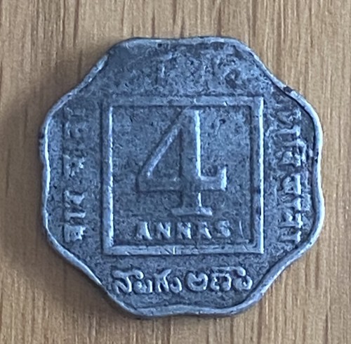 1919 - King George V India 4 Annas Coin | eBay