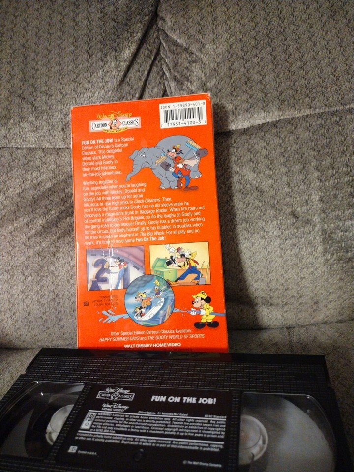 Walt Disney Cartoon Classics Special Edition - Fun on the Job format ...