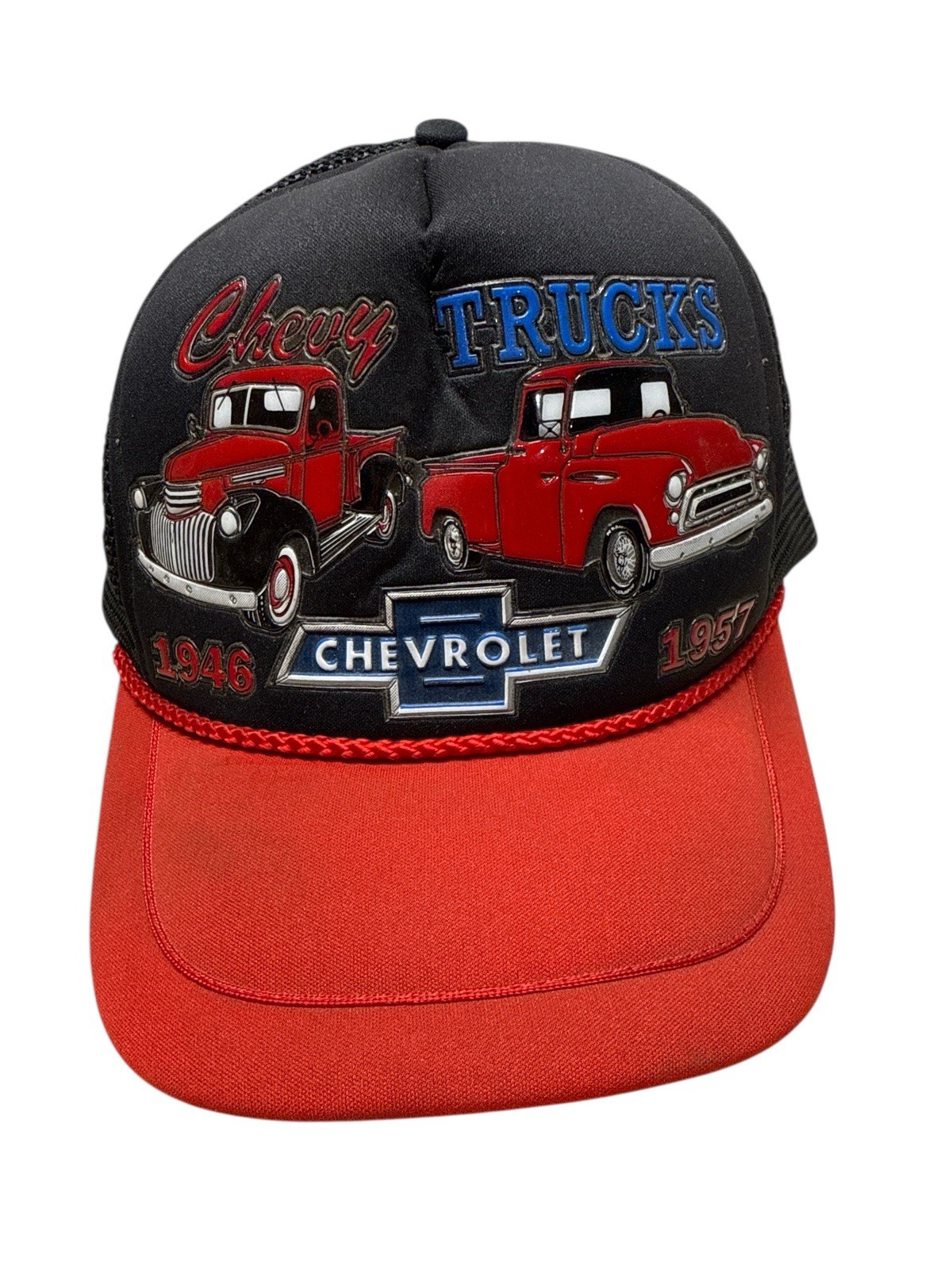Vintage Chevy Trucks 1946 1957 Trucker Hat Cap Mesh R… - Gem