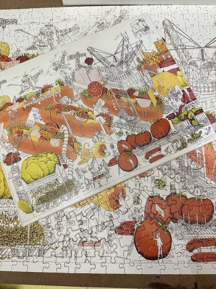 Complete SUB CONTRACTORS by Bruce Johnson Jigsaw Puzzle 550+ pcs 18"x24 ...