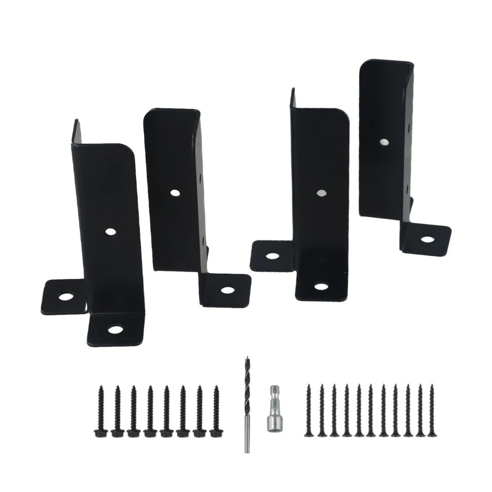 Reusable Iron Brackets for Fixing Wooden Posts Decks and Concrete ...