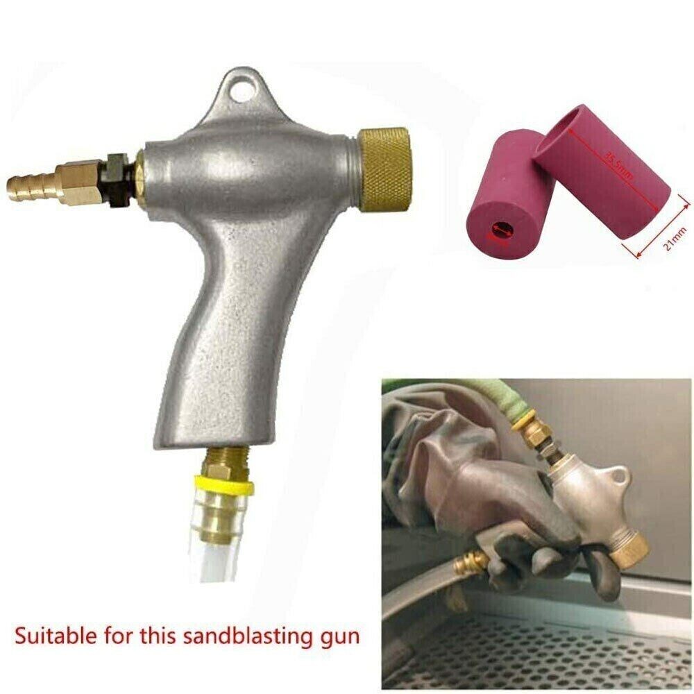 10 PCS Sandblaster Gun Nozzles SandBlaster Replacement Cylinder Ceramic ...