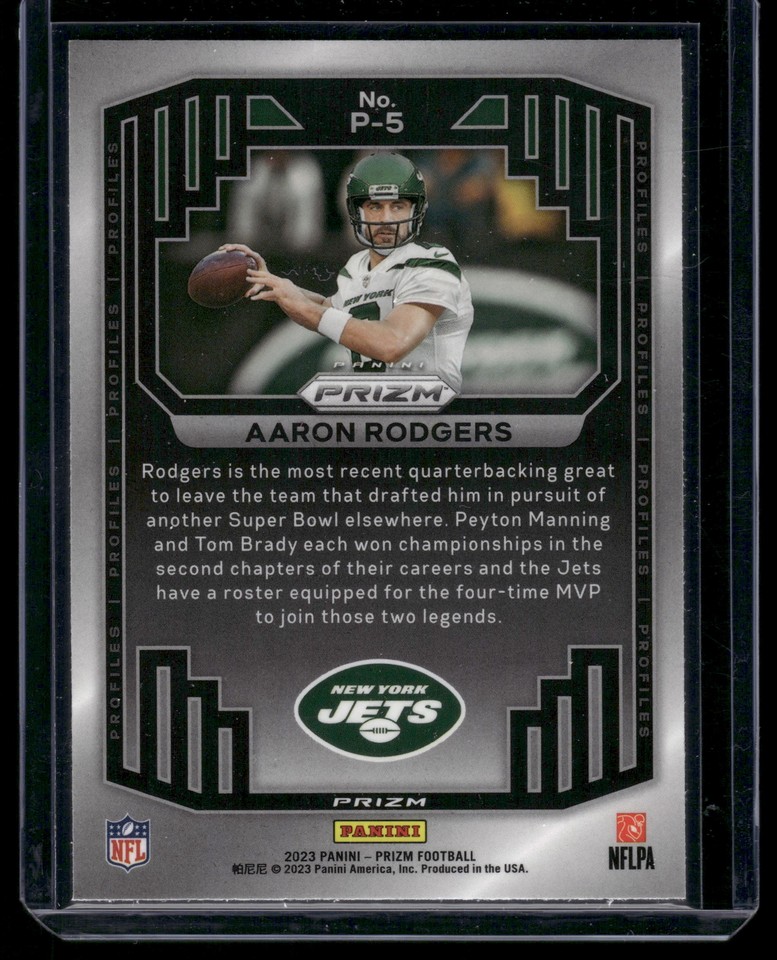 2023 Panini Prizm: Profiles #P-5 Aaron Rodgers | eBay
