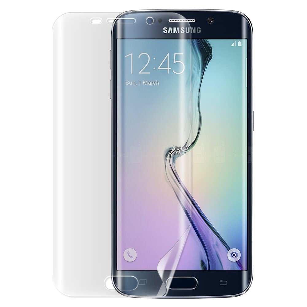 Anti-Scratch Soft Pet Screen Protector Flim for Samsung Galaxy S6 edge ...
