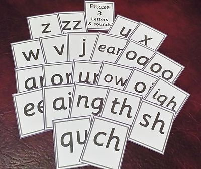 PHONICS SET- PHASE 2-5- Letters & Sounds - Starting school Reception ...