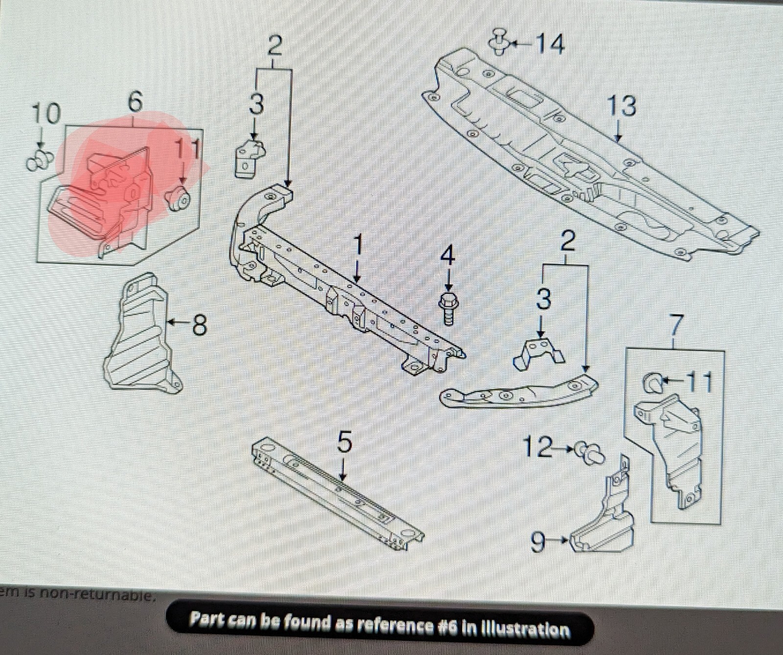 Genuine Mitsubishi Outlander Air Guide 6400D586 for sale online | eBay