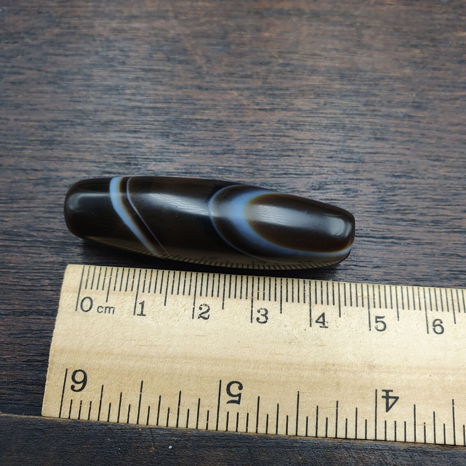 Antique Yemeni Collectible Agate Bead Natural Pattern Banded Agate -46 ...