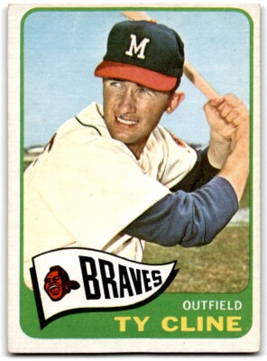 1965 Topps Ty Cline Milwaukee Braves #63 | eBay