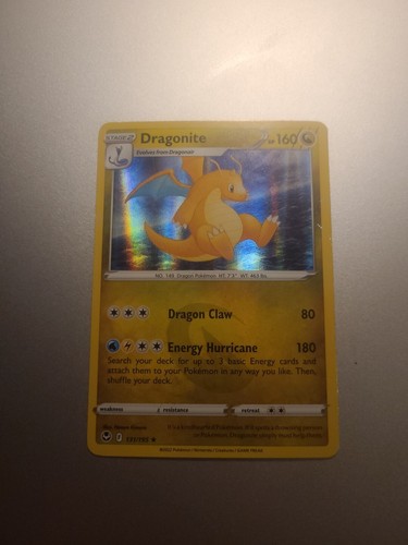 Pokémon TCG Dragonite Silver Tempest 131/195 Holo Rare NM | eBay