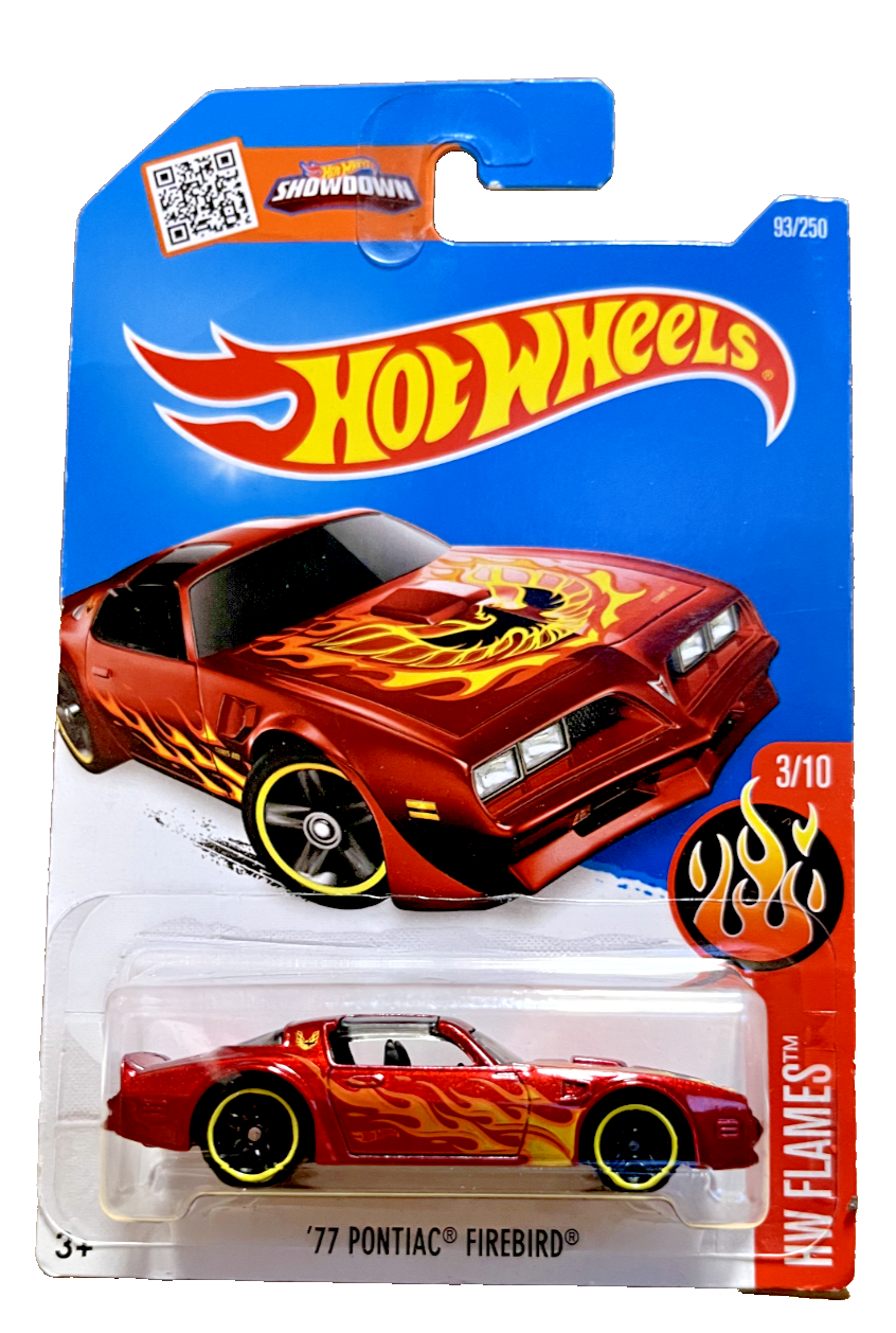 1977 PONTIAC FIREBIRD TRANS AM RED FLAMES 1:64 by HOT WHEELS FLAME ...
