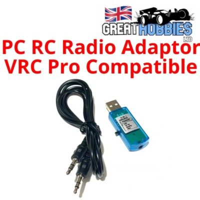 RC USB Flight Simulator Adaptor With Cables For VRC PRO FPV Phoenix ...