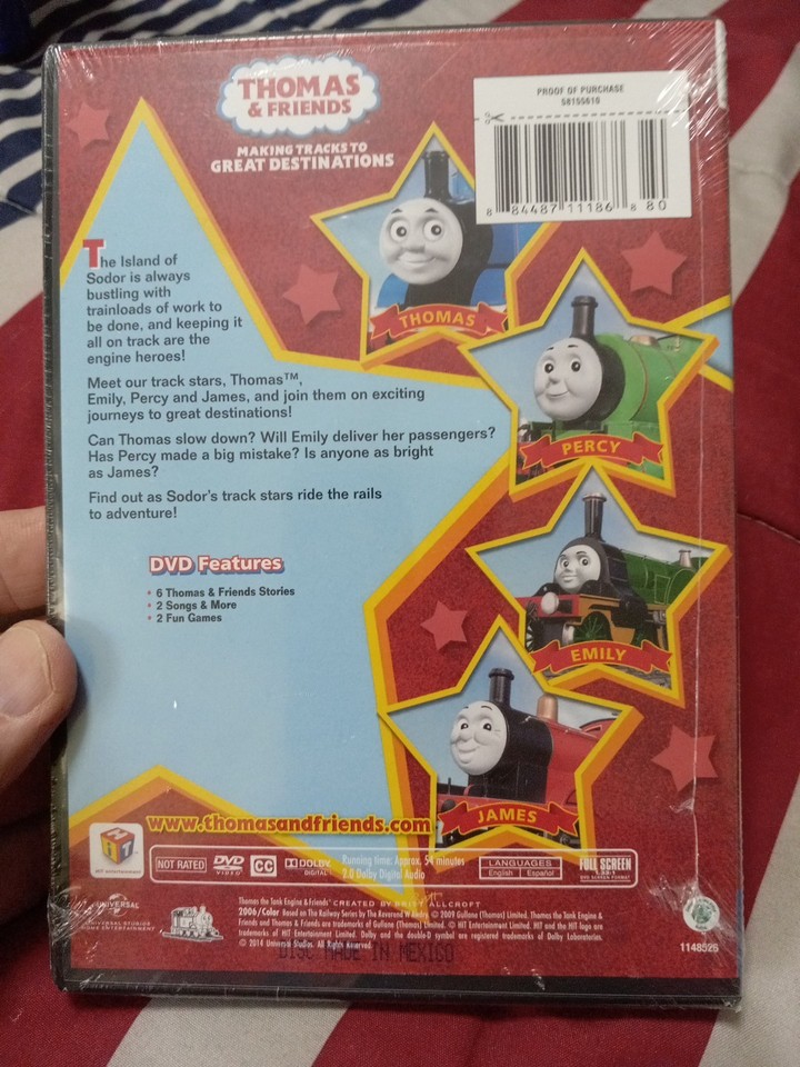 Thomas & Friends: Track Stars (DVD) Thomas The Train Children’s DVD ...