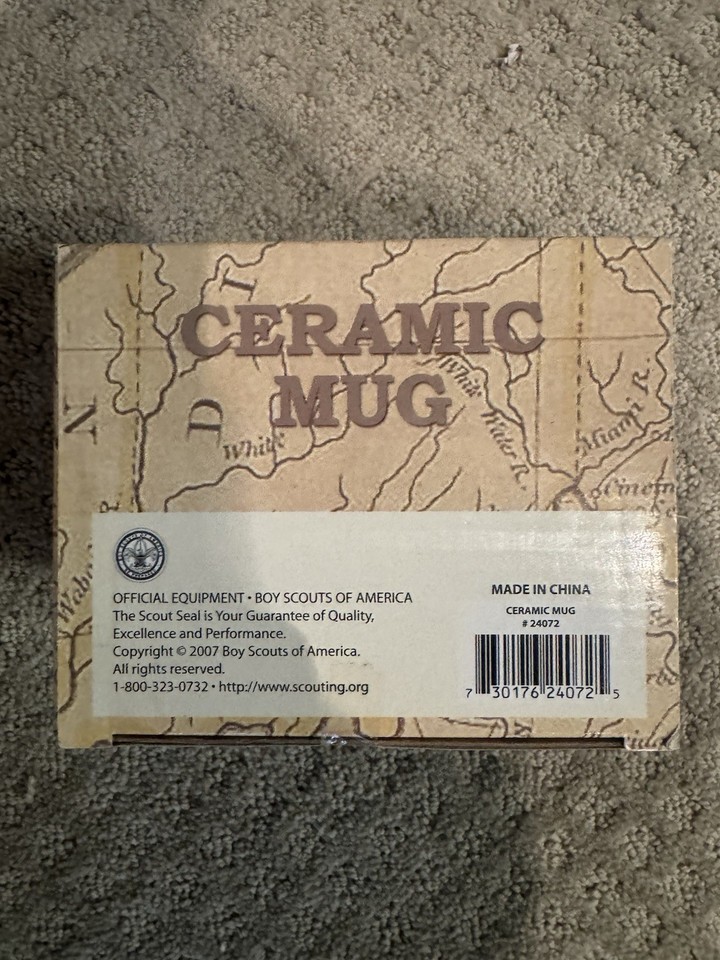 New In Box Vintage BSA Boy Scouts of America Coffee Mug | eBay