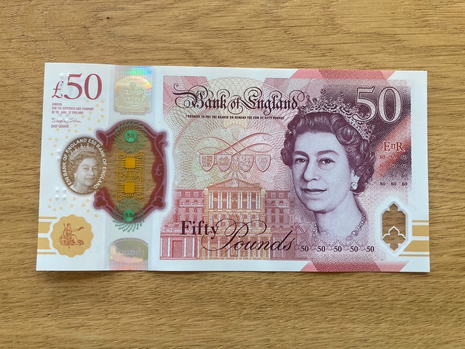 Early Production £50 Fifty Pound Note AA 76 Lightly Circulated | eBay UK
