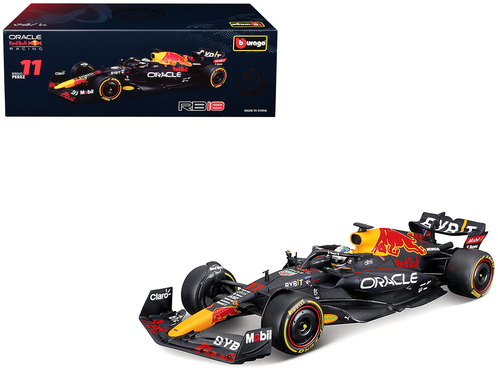 Red Bull Racing RB18 #11 Sergio Perez "Oracle" Winner Formula One F1 ...