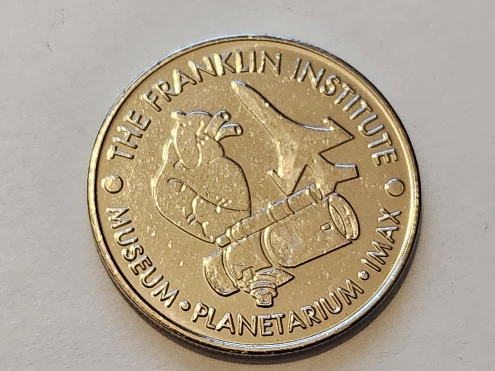 The Franklin Institute Collector Token - Museum, Planetarium, Imax ...