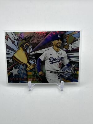 2022 TOPPS STADIUM CLUB CHROME TROPHY HUNTER REFRACTOR SP MOOKIE BETTS ...