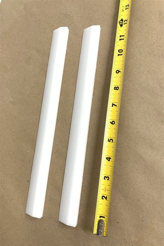 Pair DELRIN SCRAPER for 8 QUART White Mountain Ice Cream Freezer dasher ...