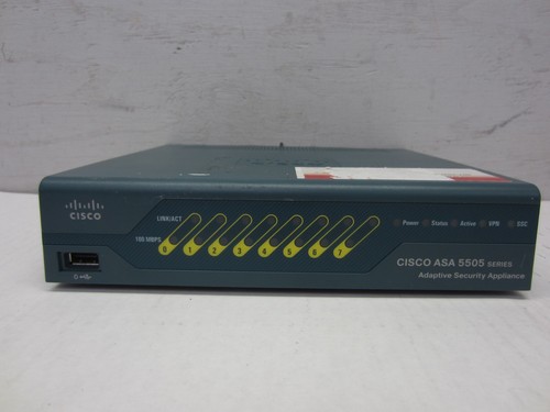 Cisco ASA 5505 VPN Adaptive Firewall Security Appliance ASA5505 V08 | eBay