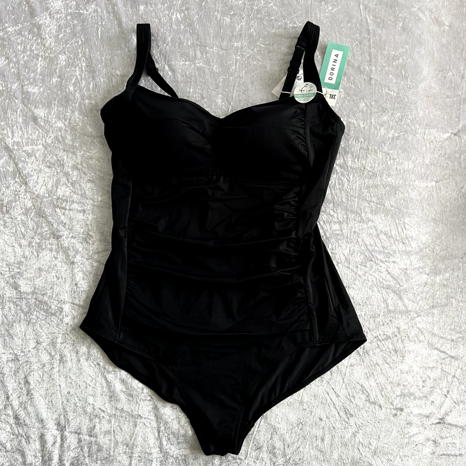 DORINA Women's Fiji Body Shaping Swimsuit, Black XXXL UK 20 | eBay
