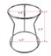 Conical Funnel Cone Small Diameter Hopper Separator w/ Shelf Octopus ...